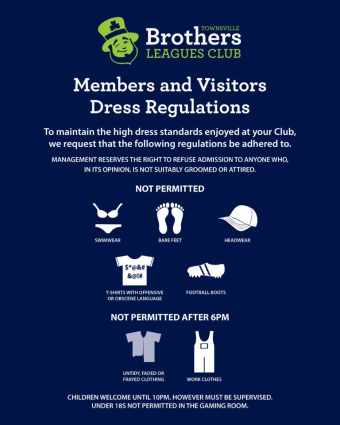 Dress Regulations - Townsville Brothers Leagues Club