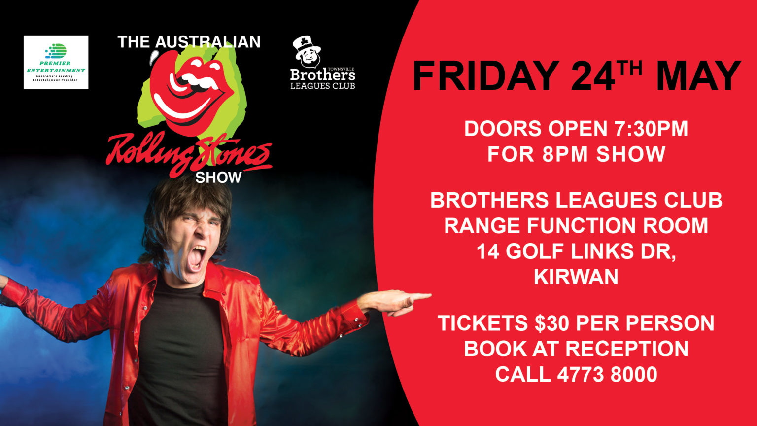 The Australian Rolling Stones Show - Townsville Brothers Leagues Club